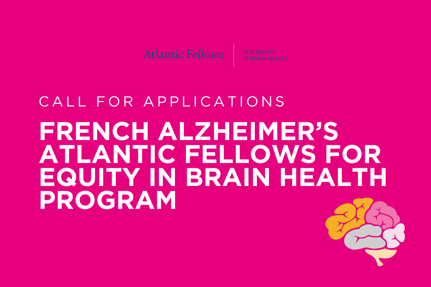 French Alzheimer’s Atlantic Fellows For Equity In Brain Health Program - Alzheimer Fondation